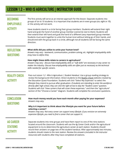 Introduction to Agriculture, Food & Natural Resources Full-year Course ...