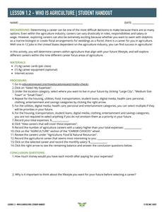 Introduction to Agriculture, Food & Natural Resources Full-year Course ...