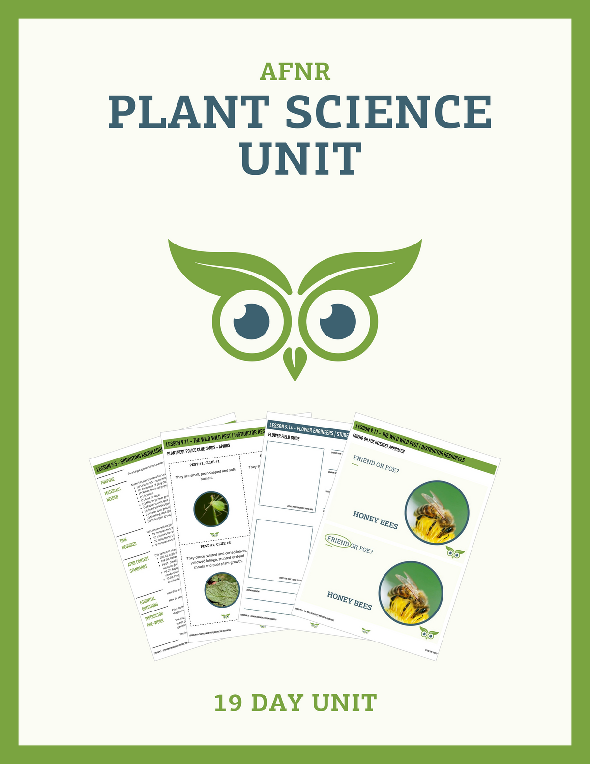 Plant Science Unit | The Owl's Nest